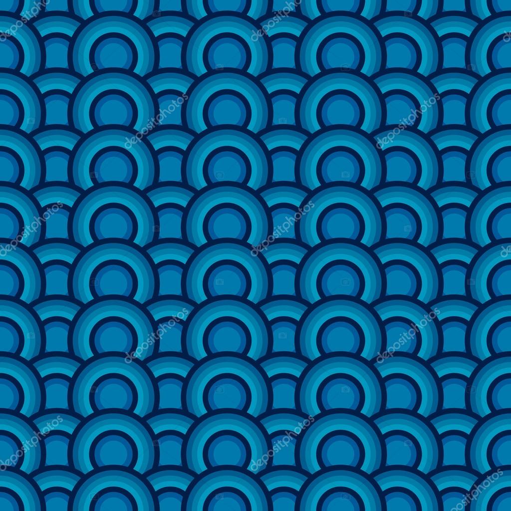 Blue circles seamless pattern Stock Vector by ©littlepaw 46618549