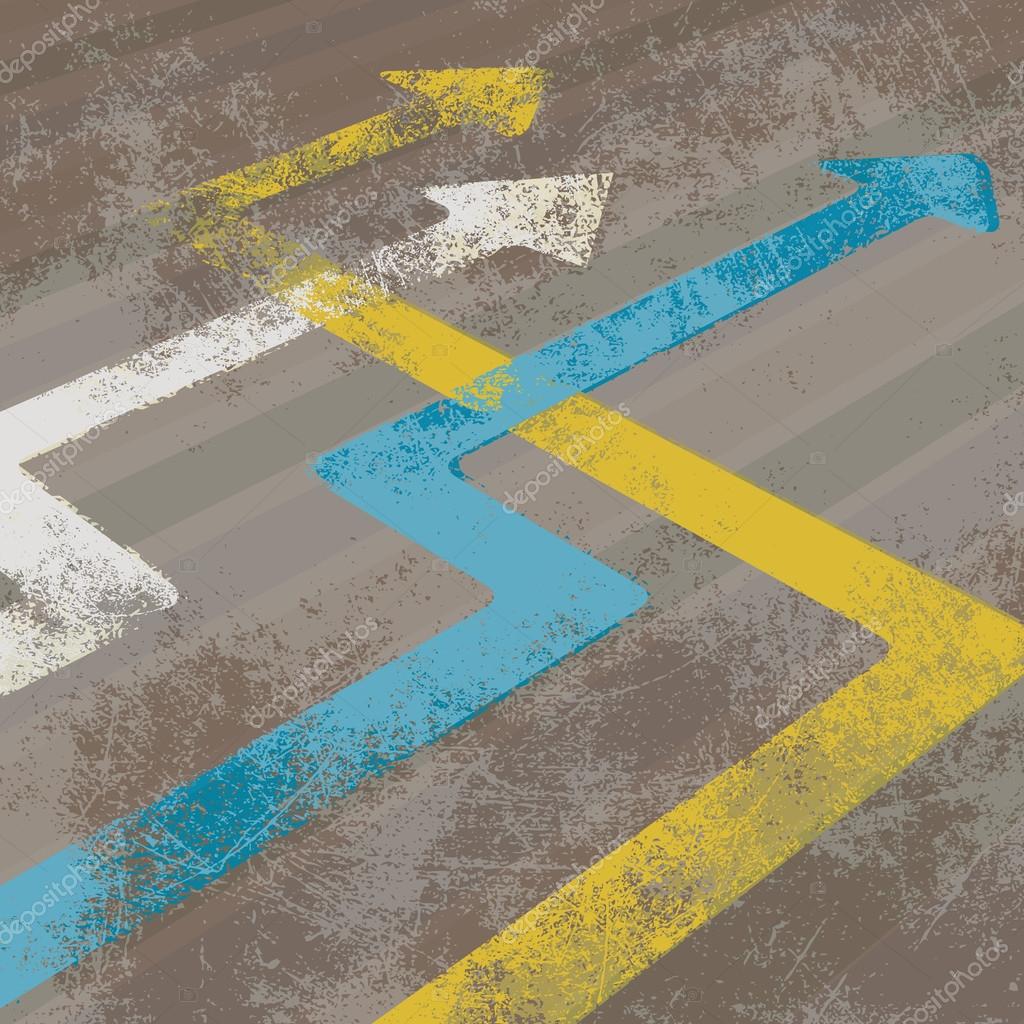 Perspective arrows Stock Vector Image by ©RoboLab #12479369