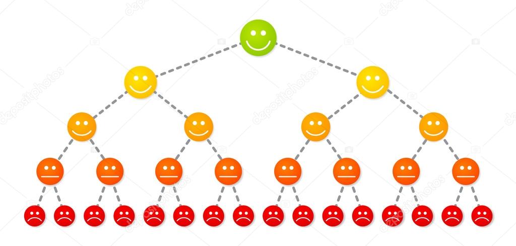 Multi level marketing illustration — Stock Vector © RoboLab #12711834