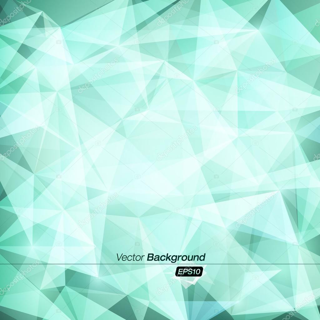 Abstract Triangles Background - Turquoise — Stock Photo © RoboLab #18479475