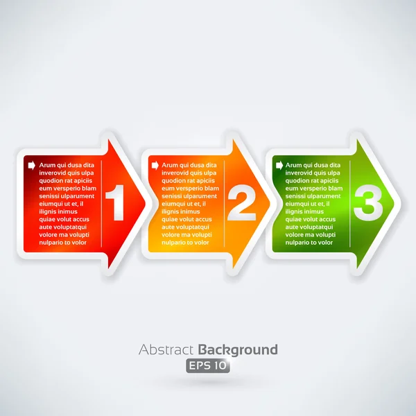 Next step arrow boxes — Stock Vector © RoboLab #12753185