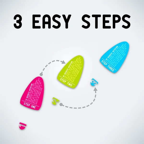 Easy steps Vector Art Stock Images | Depositphotos