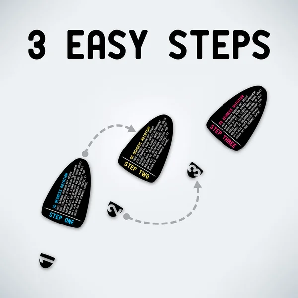 Easy steps Vector Art Stock Images | Depositphotos