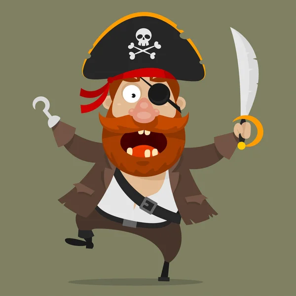 Angry pirate Vector Art Stock Images | Depositphotos