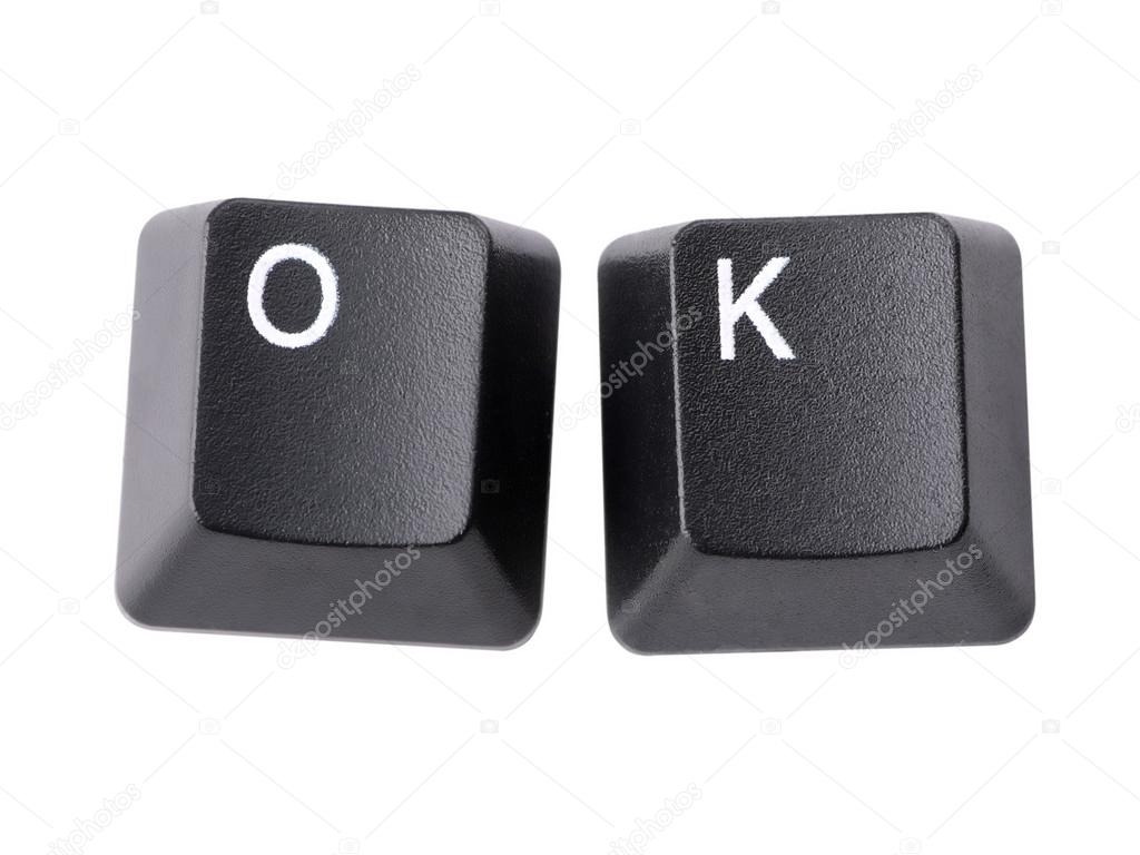 OK keys Stock Photo by ©pryzmat 32532305