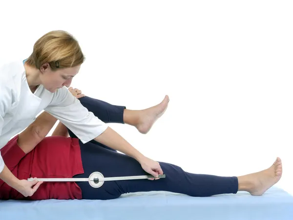 Measurement of hip joint internal rotation — Stock Photo © pryzmat ...