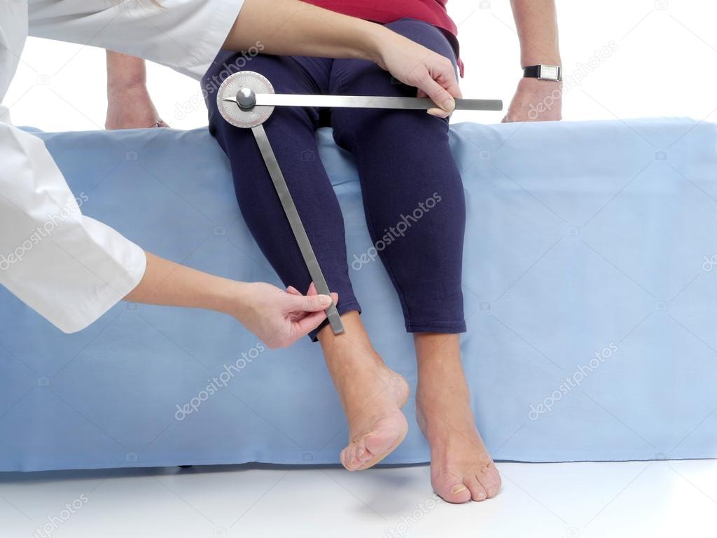 Measurement of hip joint external rotation — Stock Photo © pryzmat ...