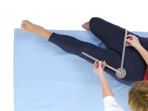 Measurement of hip joint internal rotation — Stock Photo © pryzmat ...