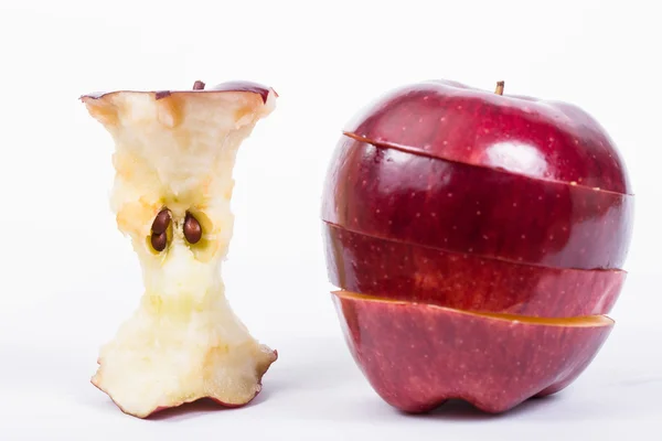 Sequence of eaten apple — Stock Photo © Sergieiev #2879378