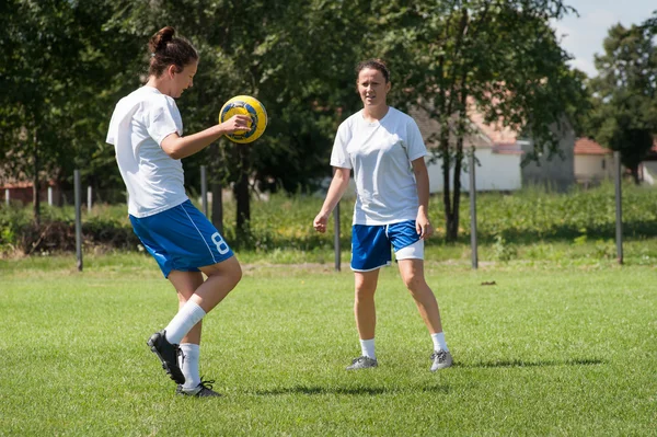 Girls soccer — Stock Photo © fotokostic #39016475