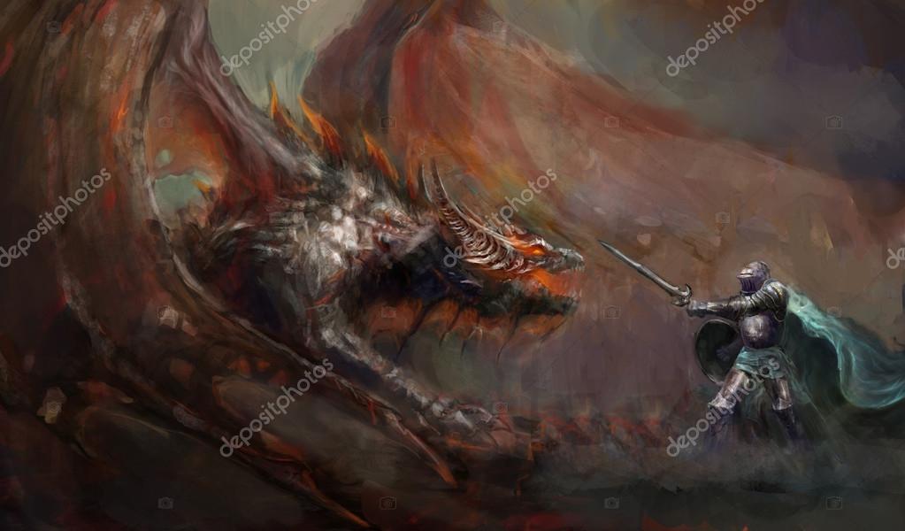 Dragons Fighting