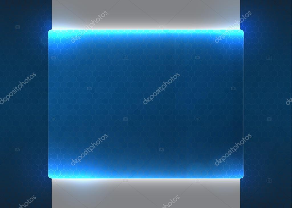 Hi fi blue screen Stock Vector Image by ©zayatsandzayats #13472597