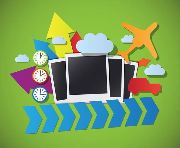 Travel arrows Vector Art Stock Images | Depositphotos