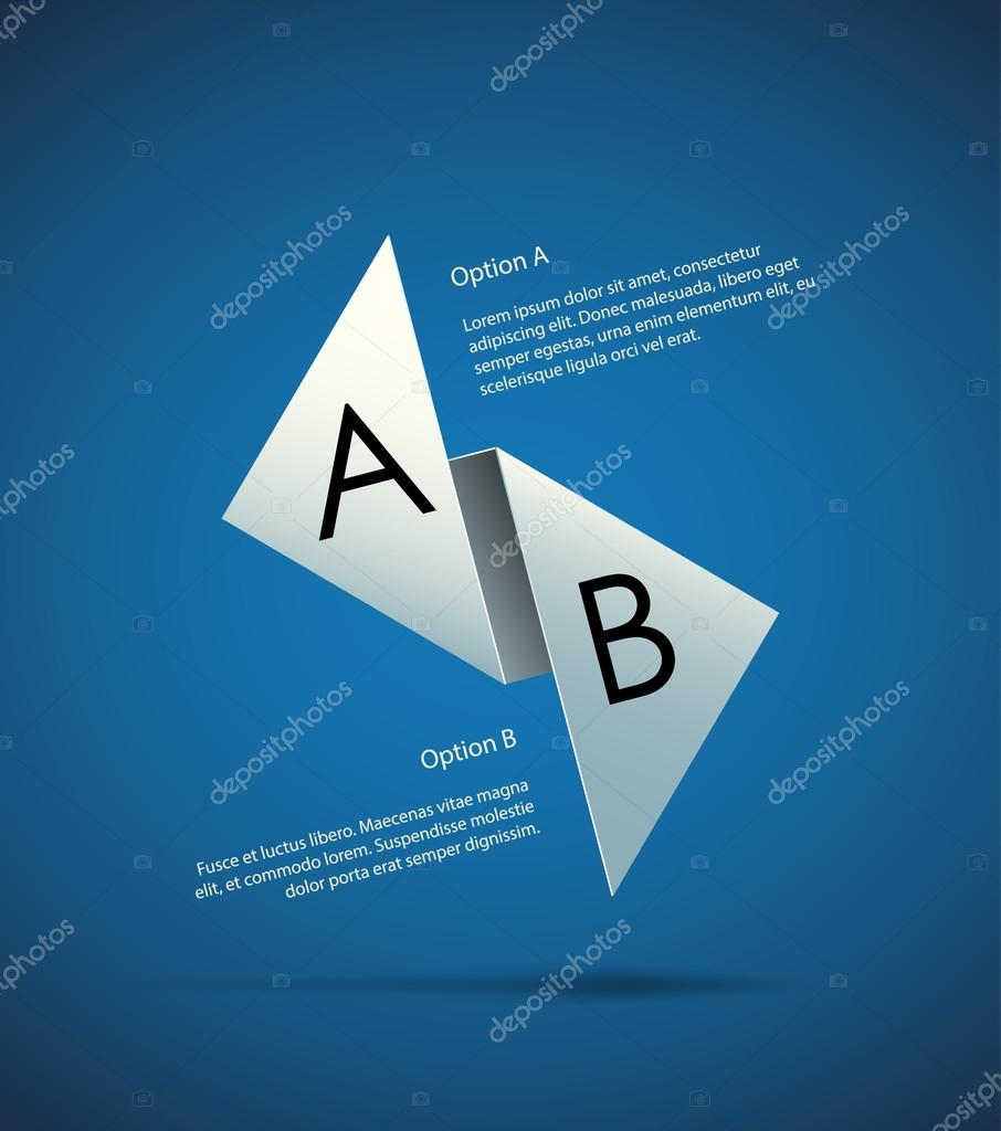 Two options Stock Vector Image by ©zayatsandzayats #36238639