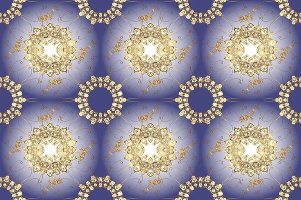 Cute seamless pattern background. Illustration in violet, brown and ...