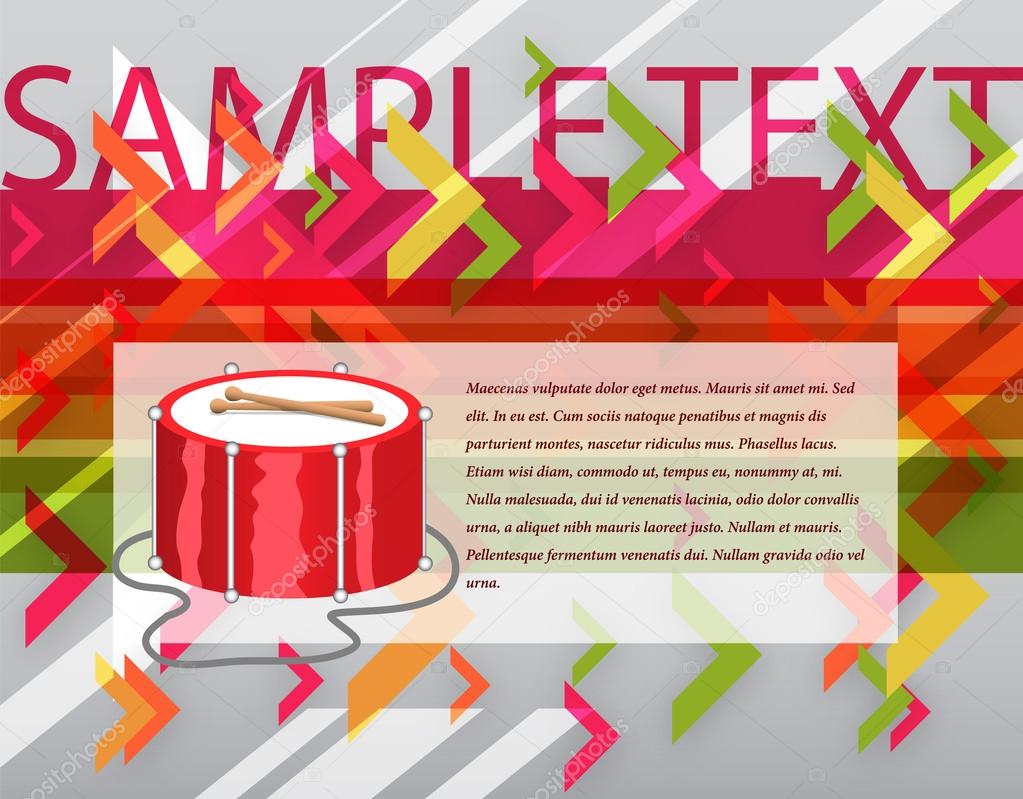 Template design vector poster Stock Vector Image by ©ps-42 #37540367