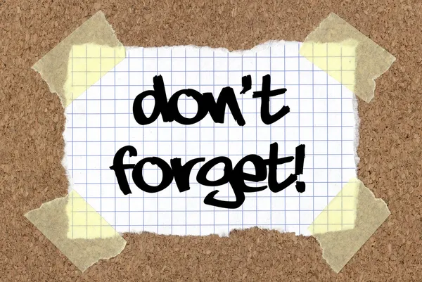 Dont forget Stock Photos, Royalty Free Dont forget Images | Depositphotos®