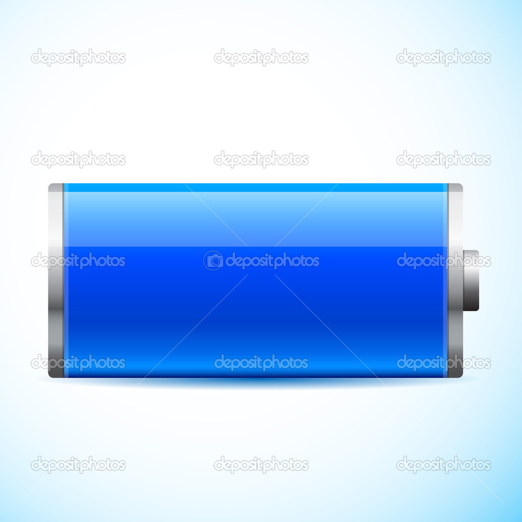 Full battery charge Stock Vector by ©dimgroshev 35925407