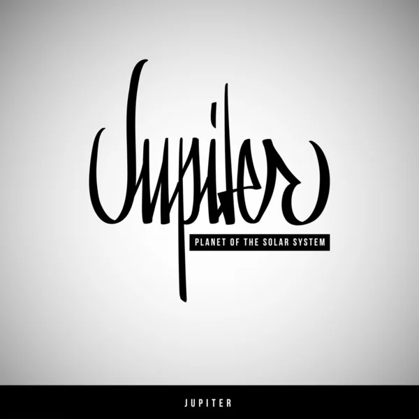 Mars hand lettering - handmade calligraphy Stock Vector by ©Slashman ...