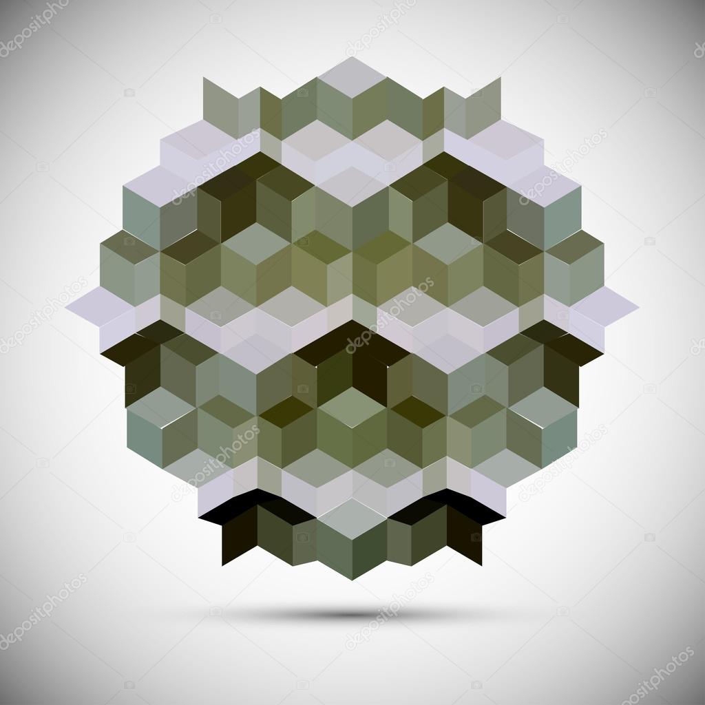 Hexagon kaleidoscope optical illusion Stock Vector Image by ©Slashman ...