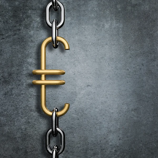 Chain link dollar — Stock Photo © grandeduc #22111029