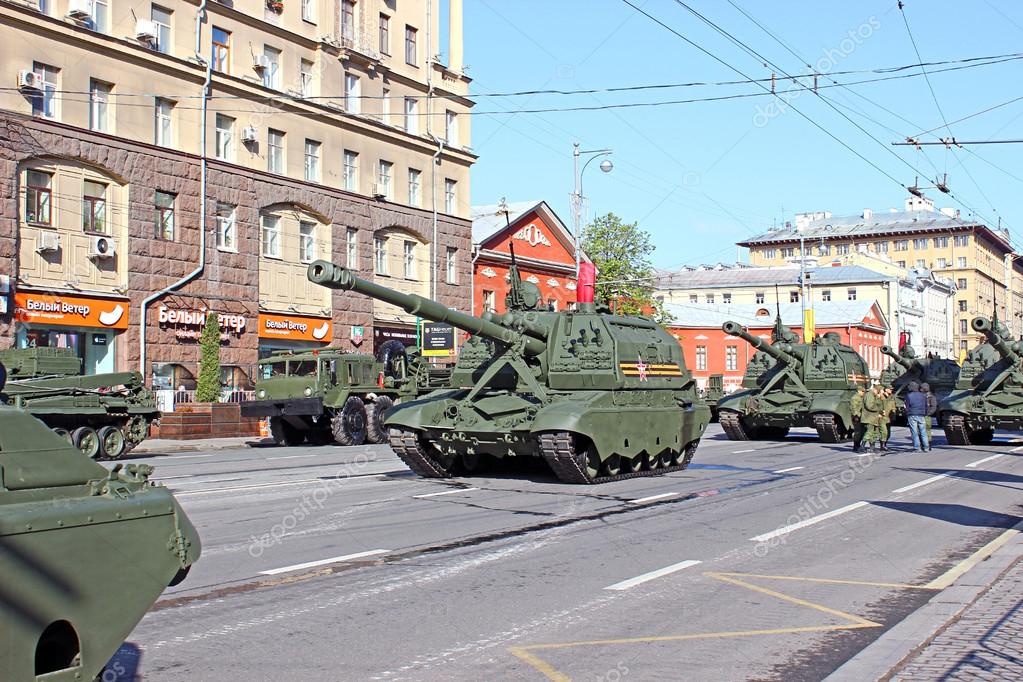Military parade dedicated to Victory Day in World War II – Stock ...