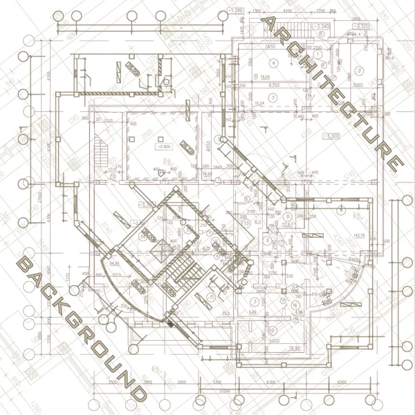 Architectural background. Part of architectural project, architectural ...