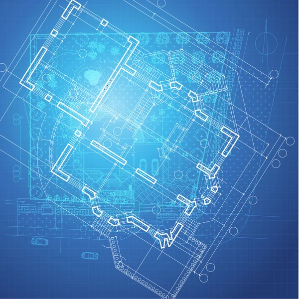 Urban Blueprint. Architectural background. Part of architectural ...