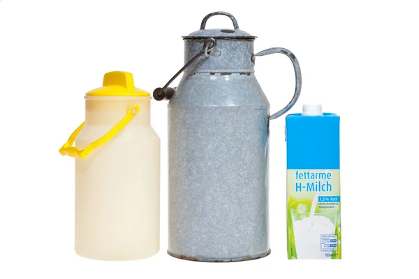 Three different Milk Containers — Stock Photo © TKphotography #12492764