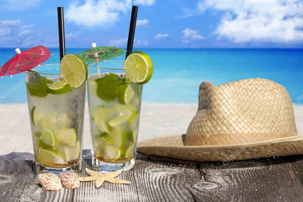 Mojito Cocktail Beach