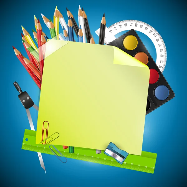 Modern school background Stock Vector by ©kaktus2536 20724881