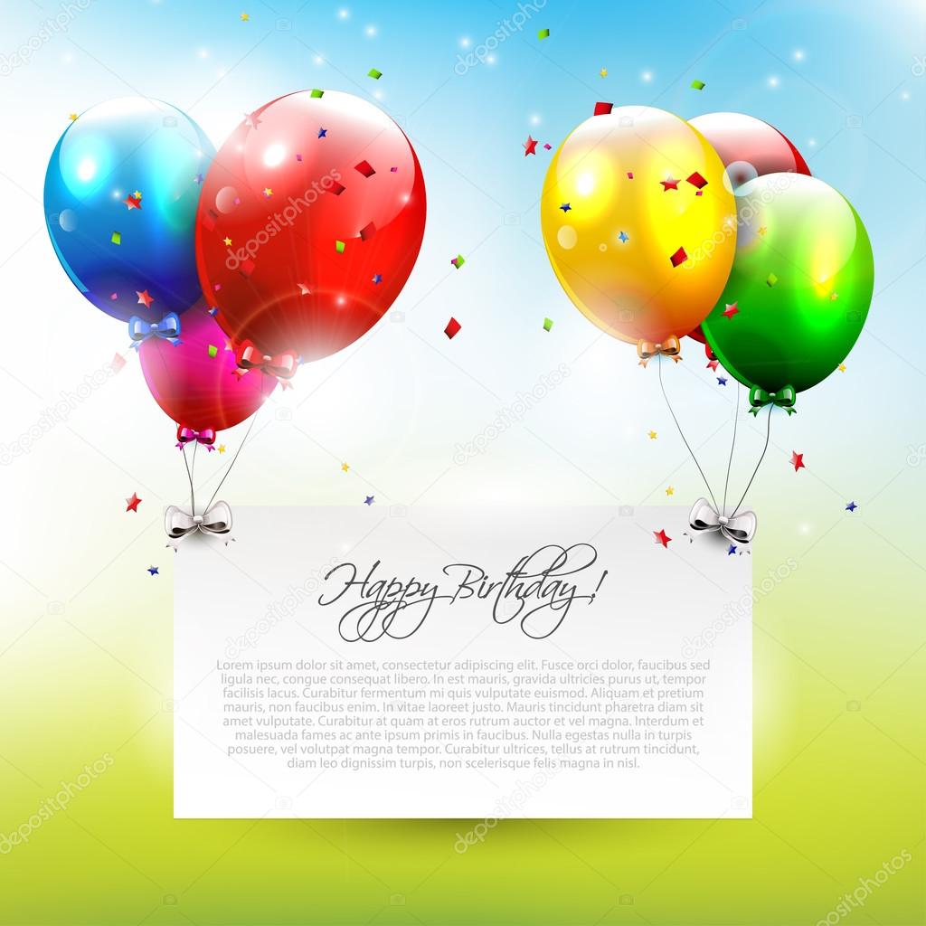 Birthday background Stock Vector Image by ©kaktus2536 #31399275