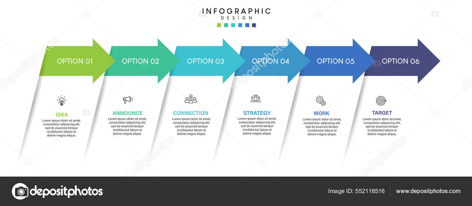 Steps Business Data Visualization Timeline Process Infographic Template ...