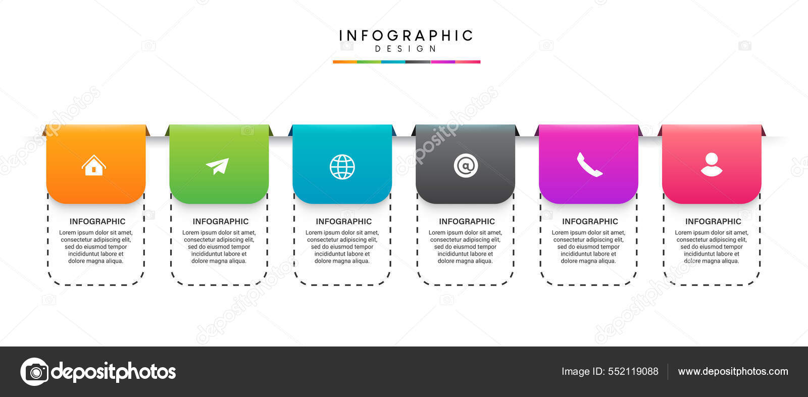 Steps Business Data Visualization Timeline Process Infographic Template ...