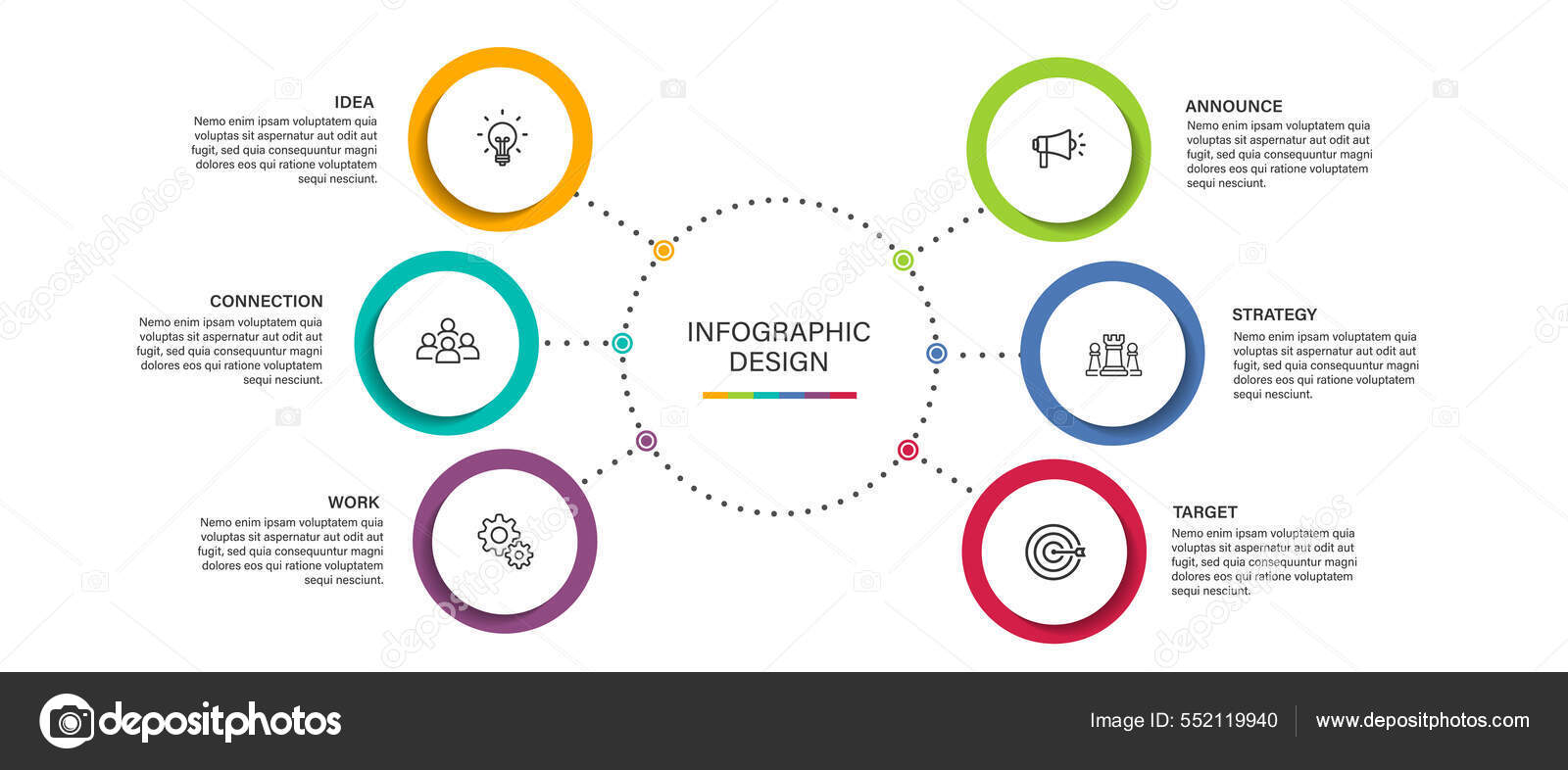 Steps Business Data Visualization Timeline Process Infographic Template ...