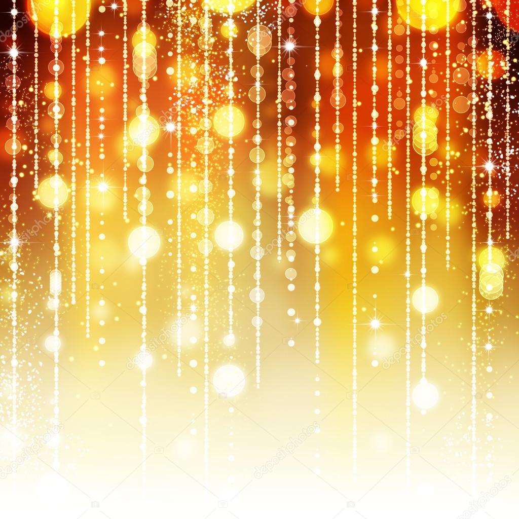 Golden Abstract Holiday background — Stock Photo © Subbotina #12802982