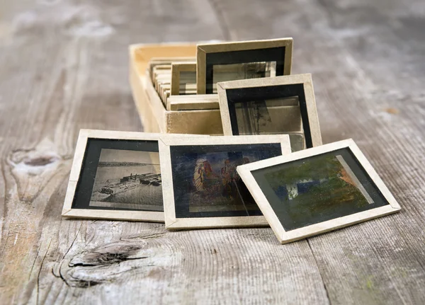 Old slides on the ornamental background — Stock Photo © Loraliu #2325508