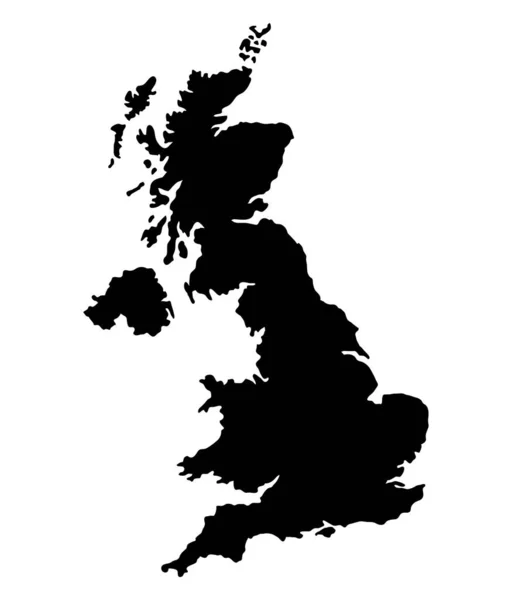 Simple Map Of England Outline