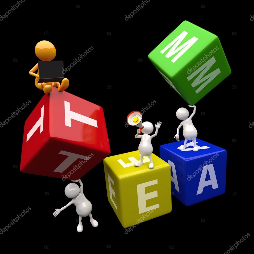 3D people Team Concept — Stock Photo © quka #19386183