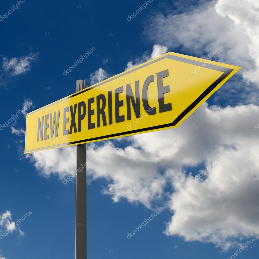 새로운 경험 단어로로 표지판 — 스톡 사진 © quka #22032815