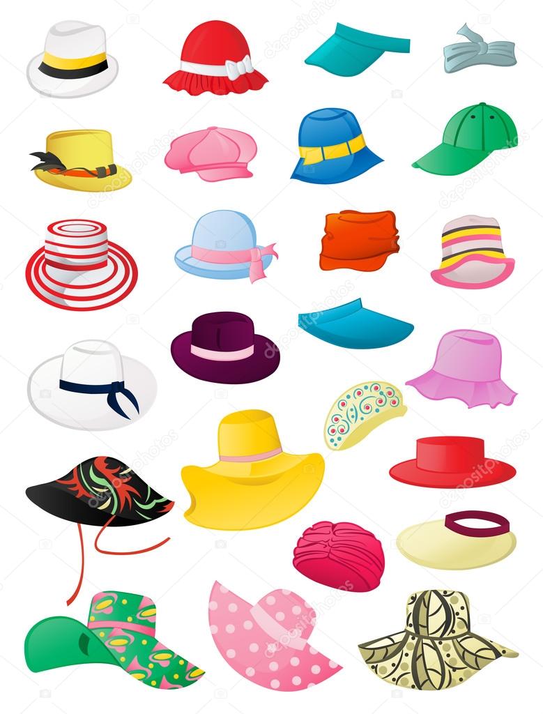 Summer hats Stock Vector Image by ©sibiryanka #25781927