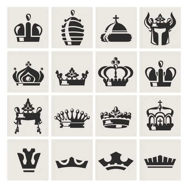 Crown Icons Vector Art Stock Images Depositphotos