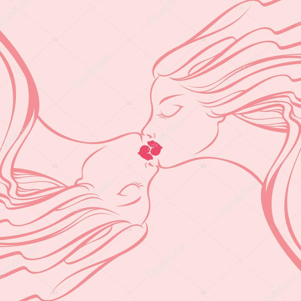 Girls. Vector illustration Stock Vector Image by ©sergeypykhonin #23573123