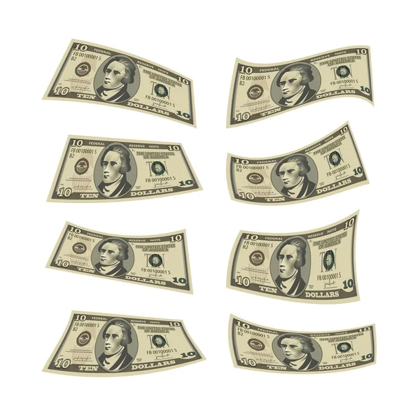 39 Ten dollar note Vector Images | Depositphotos