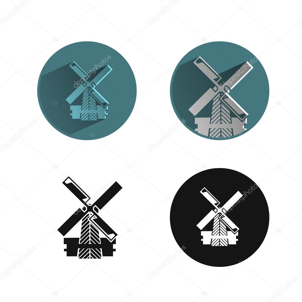 Mill. Vector format — Stock Vector © sergeypykhonin #41665319