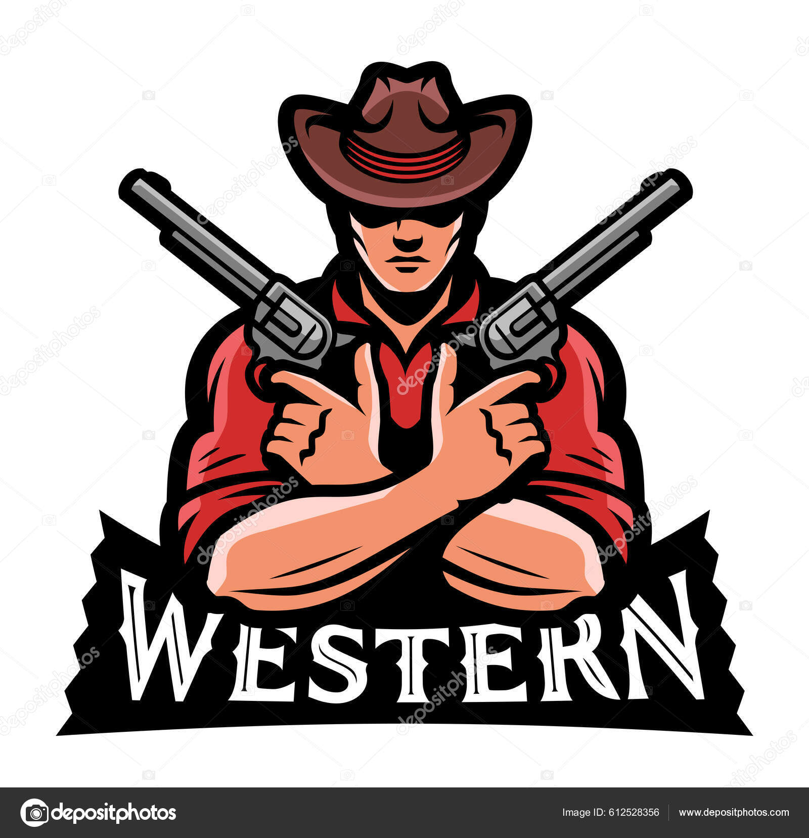 Western Gun Vector