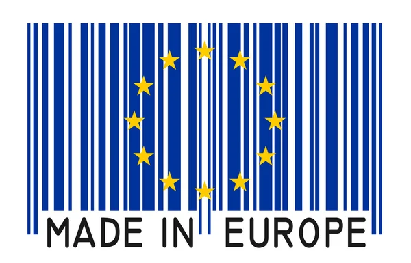 Barcode - MADE IN EUROPE Stock Vector Image by ©opicobello #58971289
