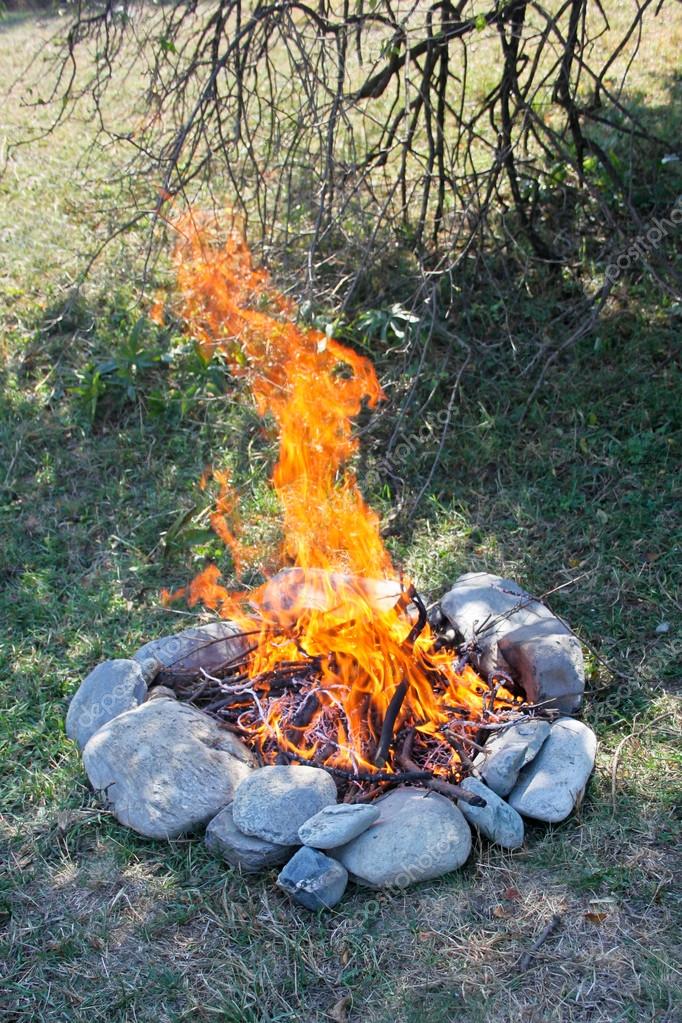 Campfire — Stock Photo © cherydi #13596406