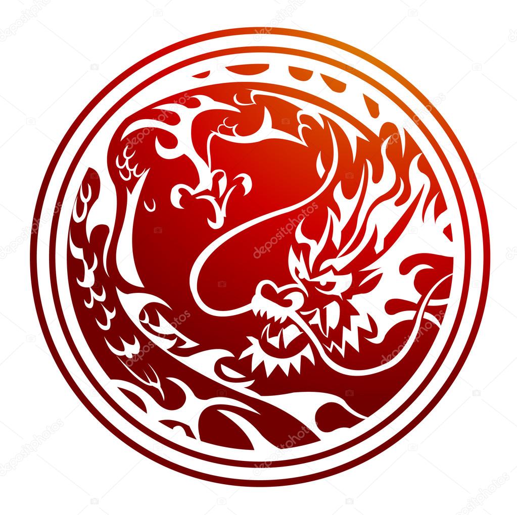 Dragón rojo Stock Vector by ©premiumdesign 13059359