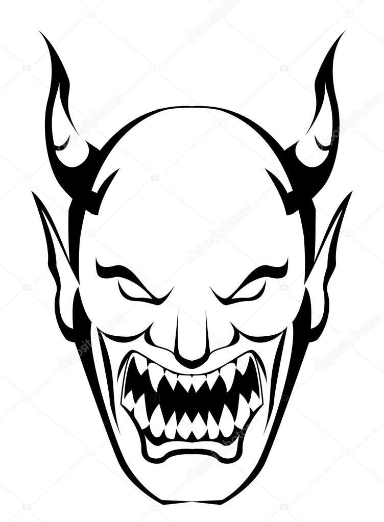 Demon head Stock Vector by ©premiumdesign 13716022